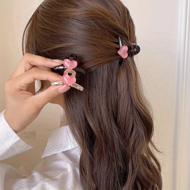 Hair Claw Clips Shaped Plastic Hairpin - Temu