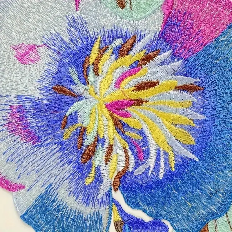 1pc ピオニー色の水溶性立体刺繍 花布パッチ ドレス用の縫い付けパッチ 衣服スカート ドレス用 Temu Japan