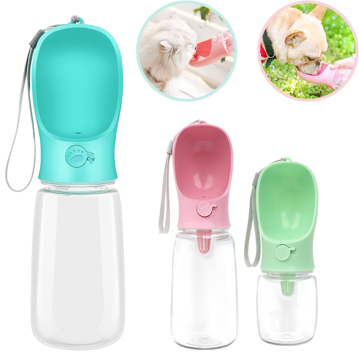 Portable Dog Water Dispenser Plastic Leak Proof Dog Water - Temu United ...