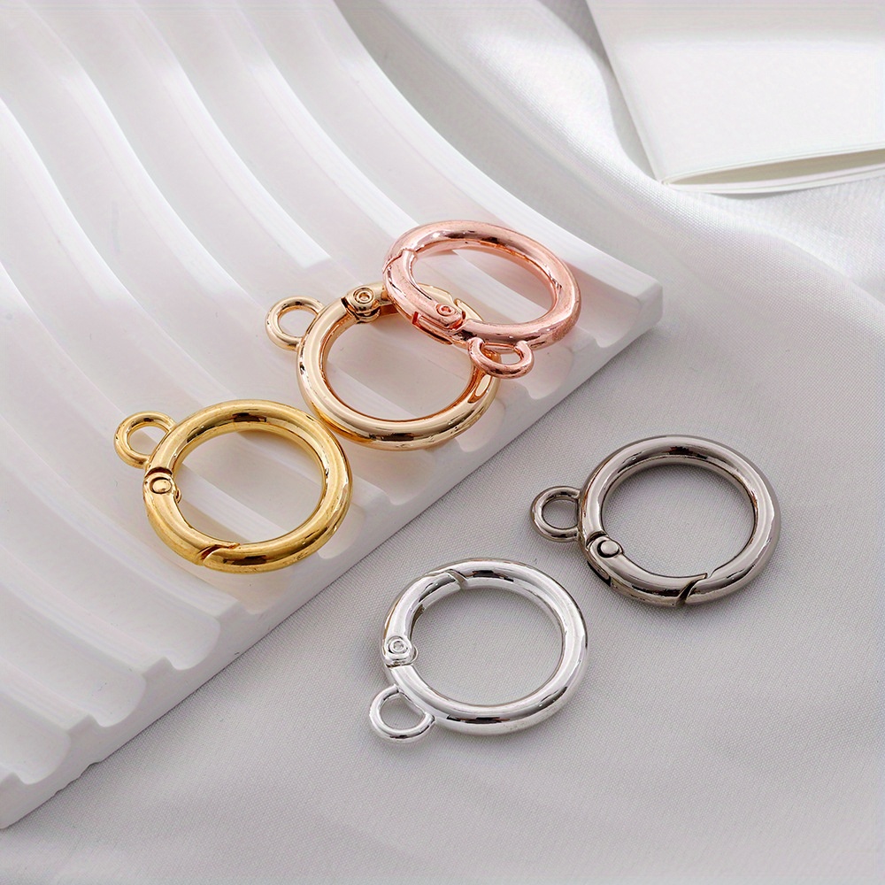 Stainless Steel Swivel Snap Lobster Claw Clasp Carabiner Diy - Temu ...