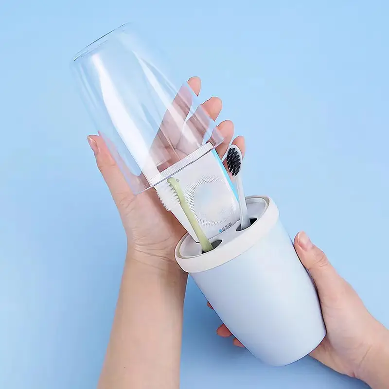 Portable Mouthwash Cup Toothbrush Storage Box Travel - Temu Portable Mouthwash Cup Toothbrush Storage Box Travel - Temu