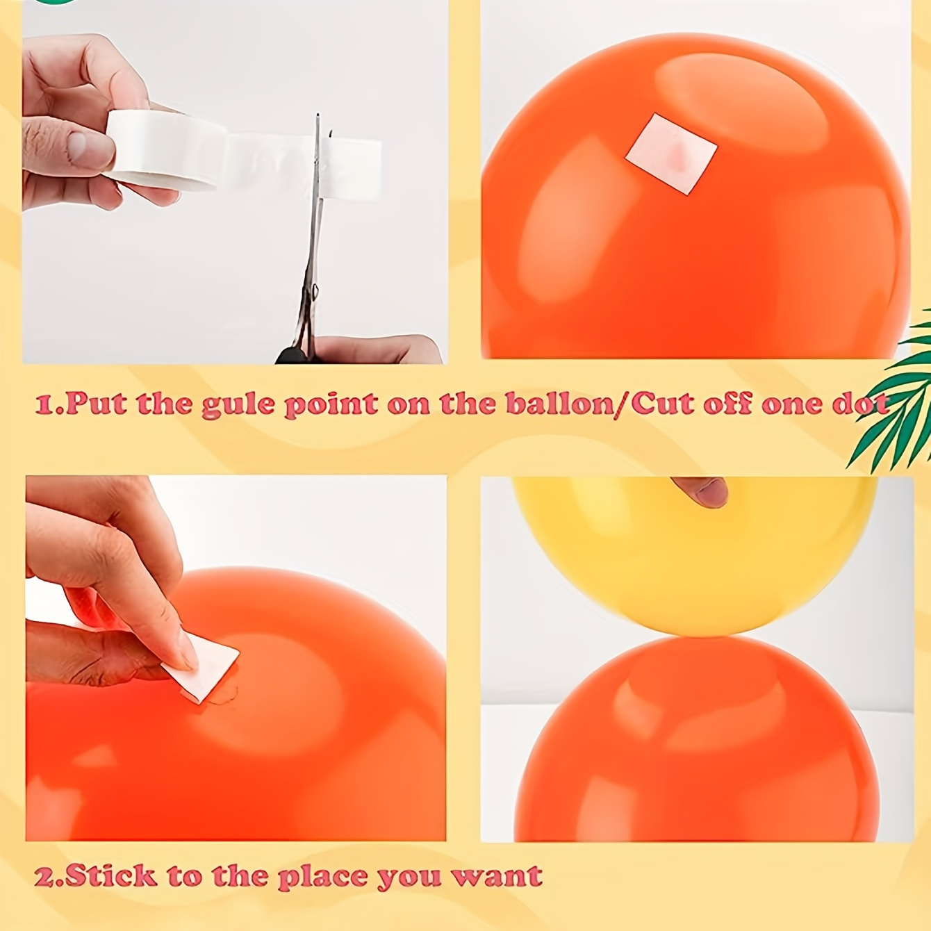 balloon accessory tape balloon chain tape flower stem - Temu Australia