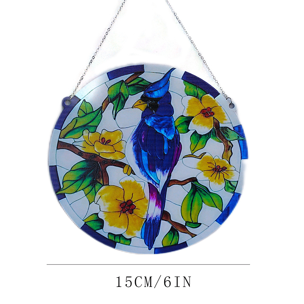 Acrylic Blue Bird Pendant Garden Decoration - Temu Australia