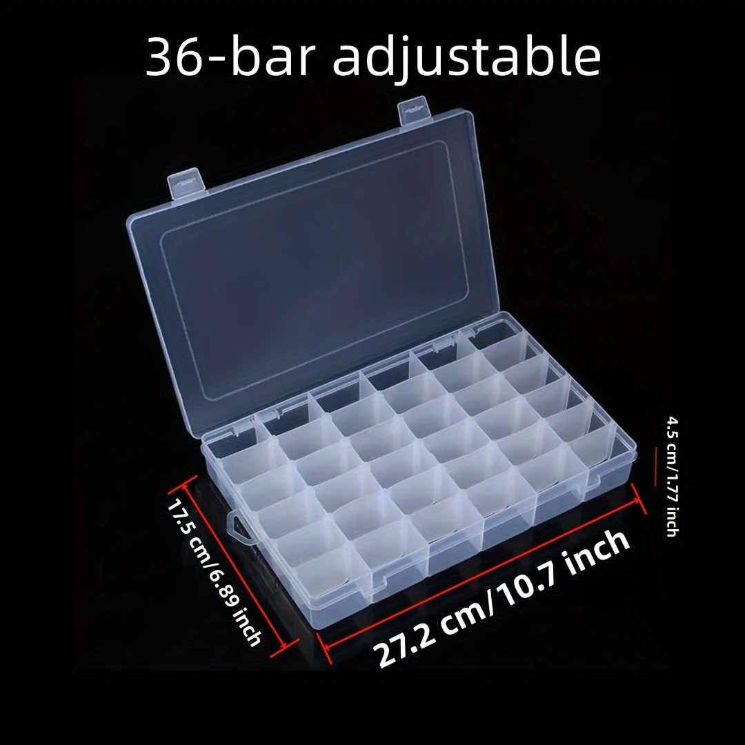 24/36 Compartments Plastic Jewelry - Temu Denmark