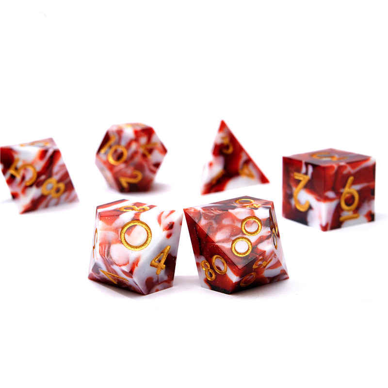 Resin Zebra Dice Set Collection Gift D20 D12 D10 - Temu Australia