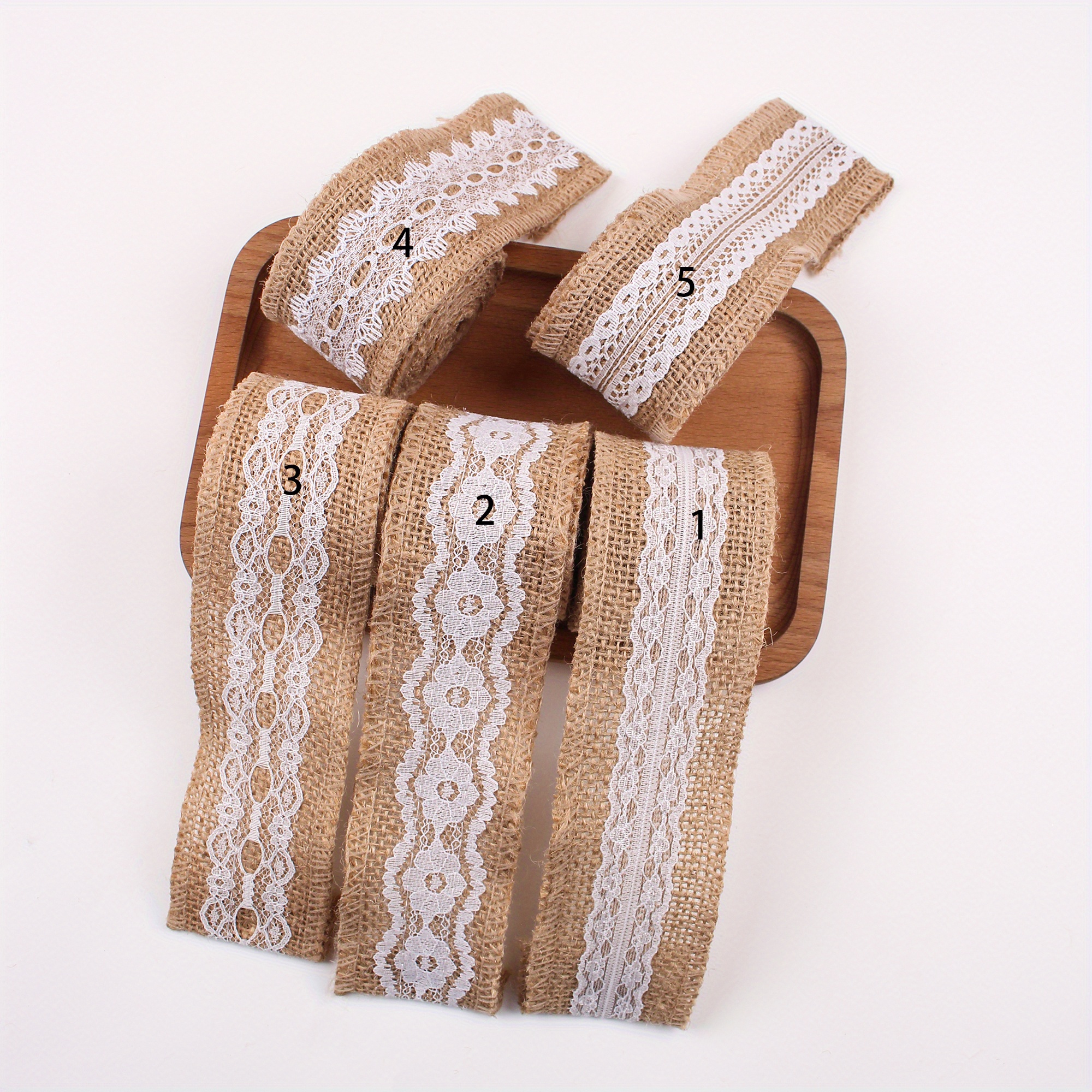 Lace Macrame Jute Cloth Roll Christmas Wedding Party - Temu Canada