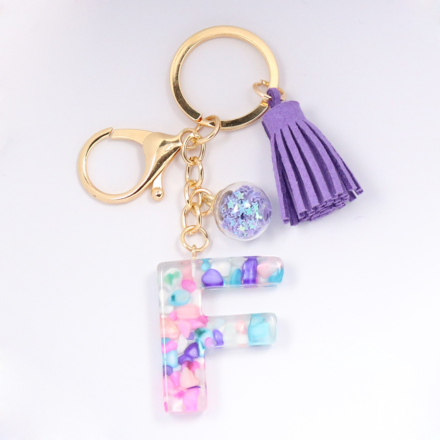 Alphabet Keychain Cute Silicone Key Chain Ring Purse Bag - Temu United ...