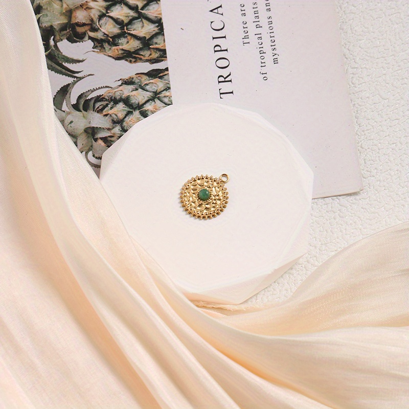 Colorful Natural Stone Stainless Steel Jewelry Accessories - Temu ...