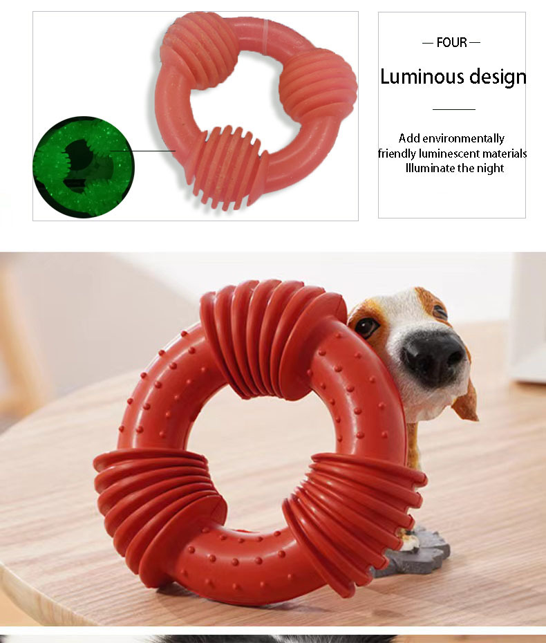 Puppy Teething Ring Chew Toy Non Rubber Dogs - Temu United