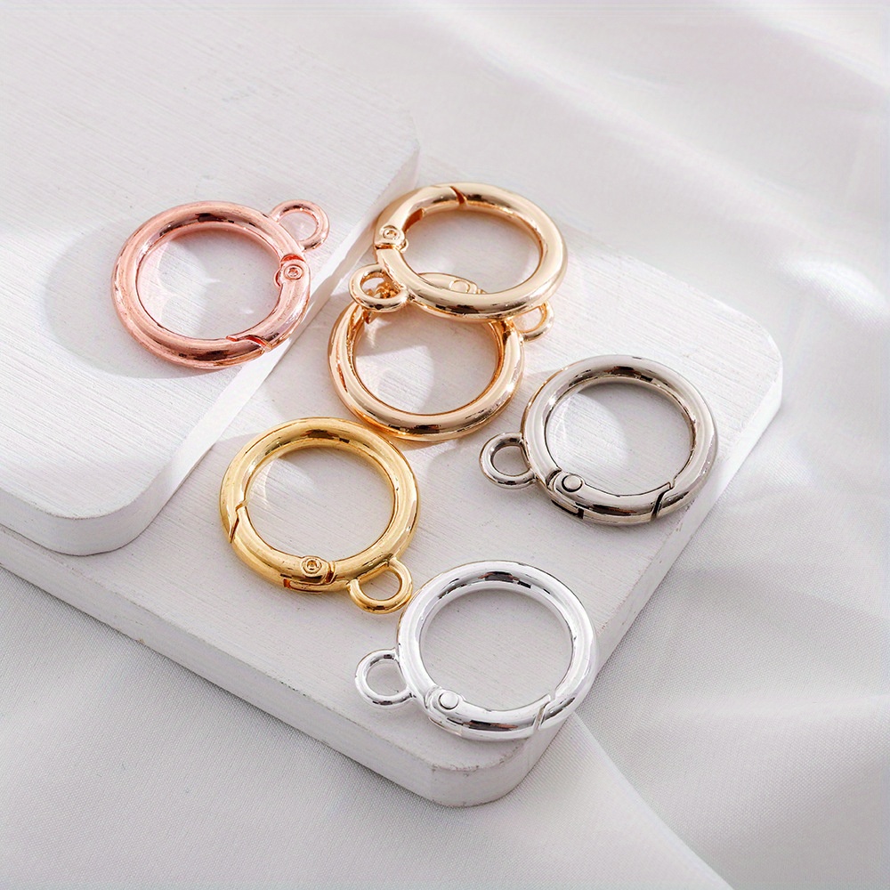 Stainless Steel Swivel Snap Lobster Claw Clasp Carabiner Diy - Temu ...