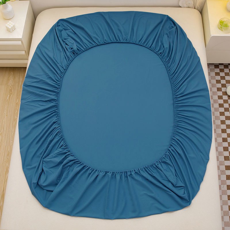 Washed Polyester Fitted Sheet (without Pillowcase) Soft - Temu Portugal