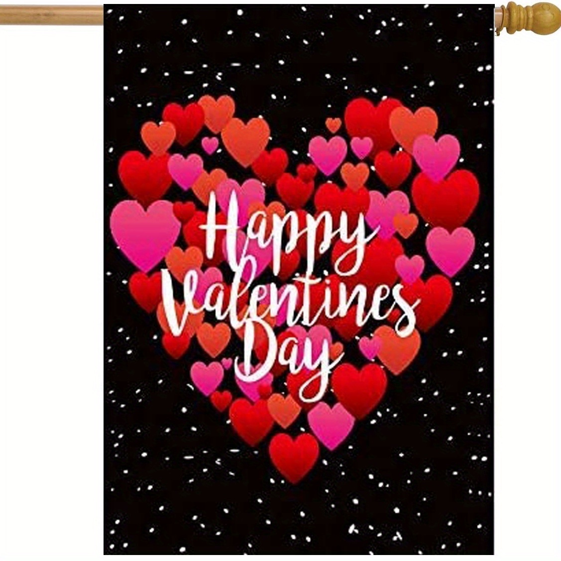 Valentine s Day Flag Valentine s Heart Garden Flag Double - Temu Australia