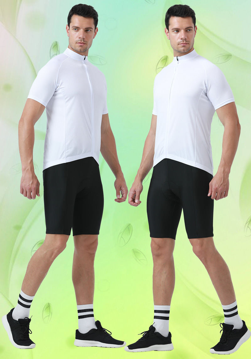 men's cycling outfit short sleeve thin zipper - {region_name}