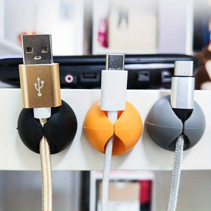 Usb 케이블 고정 장치 와이어 정리 데스크탑 단순 와이어 와인더 Temu Republic Of Korea