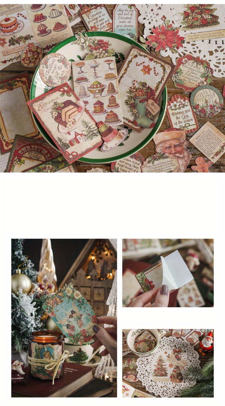 Christmas Stickers White Background Stickers Christmas - Temu Australia