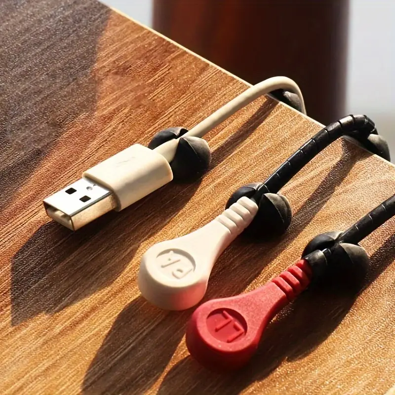 Usb 케이블 고정 장치 와이어 정리 데스크탑 단순 와이어 와인더 Temu Republic Of Korea