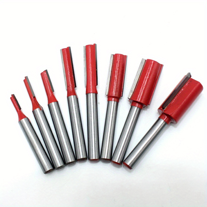 Shank Single Straight Bit Double Flute Milling Cutter - Temu Canada