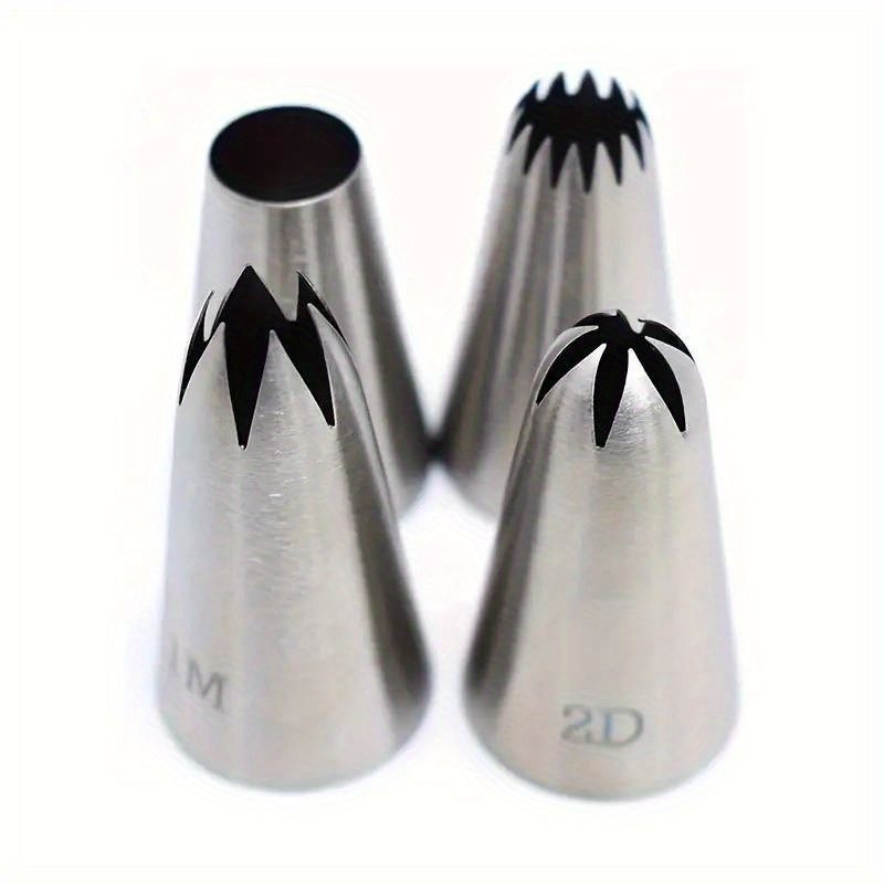 Piping Tips Cake Cupcake Decorating Stainless Steel Icing - Temu New ...