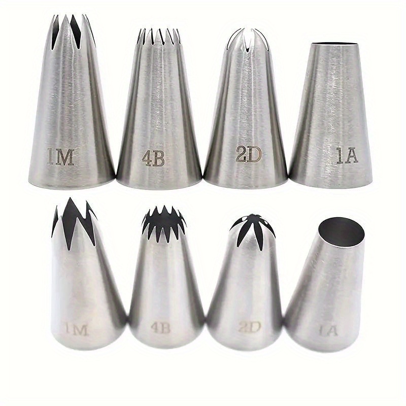 Piping Tips Cake Cupcake Decorating Stainless Steel Icing - Temu New ...
