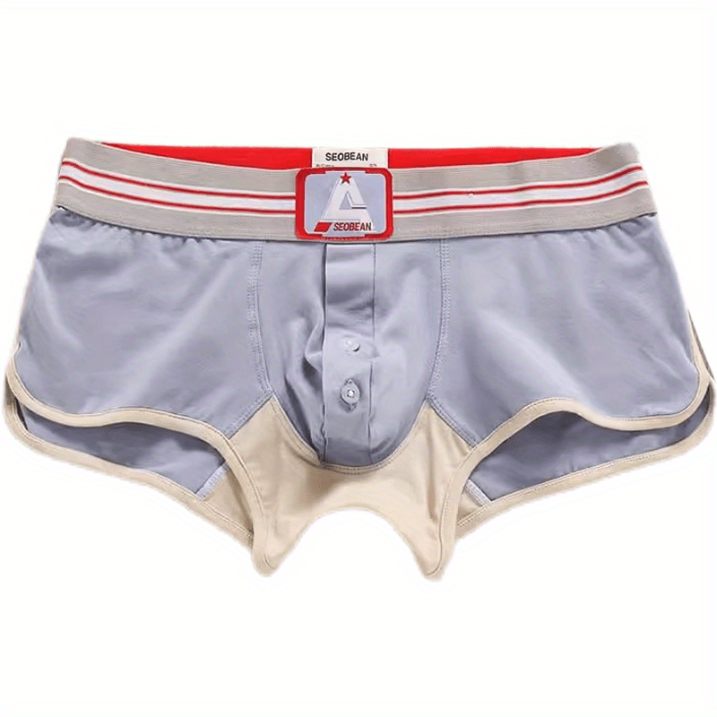 Men's Underwear Sexy Low Waist Open Front U Lug Pouch Fit - Temu Canada