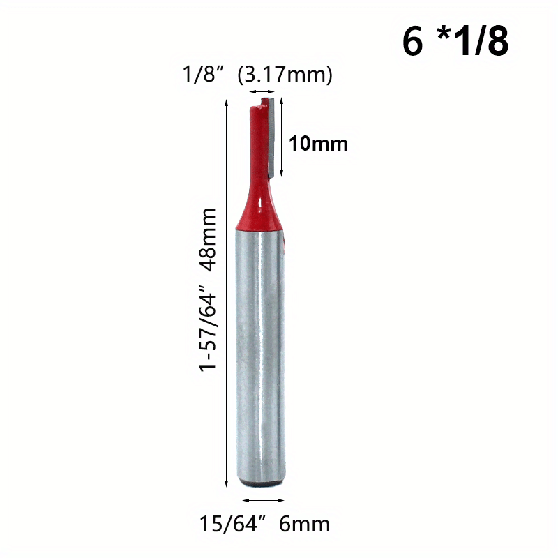 Shank Single Straight Bit Double Flute Milling Cutter - Temu New Zealand