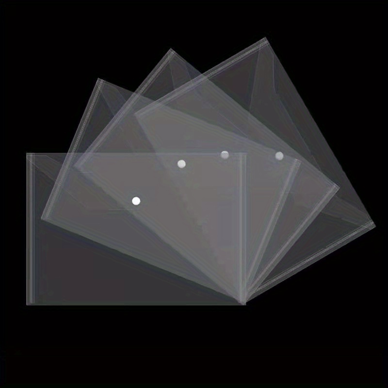 A4 File Bag Transparent Document Closure Folder Products - Temu United ...