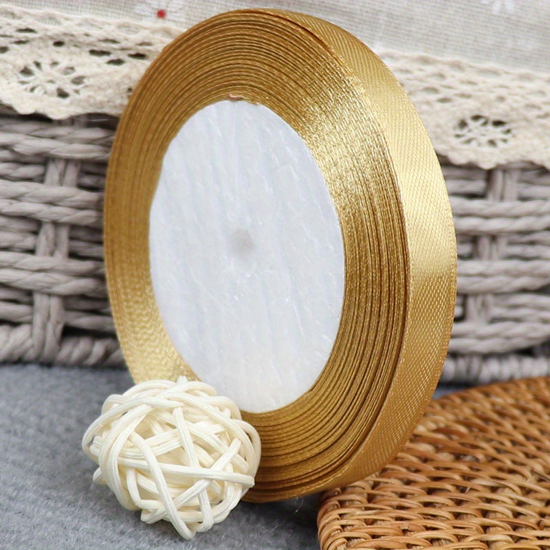 25 Yards Satin Ribbons Crafts Bow Handmade Gift - Temu