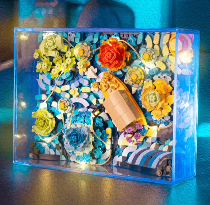 992pcs Building Blocks Decoration Romantic Assembly Toys Small ...