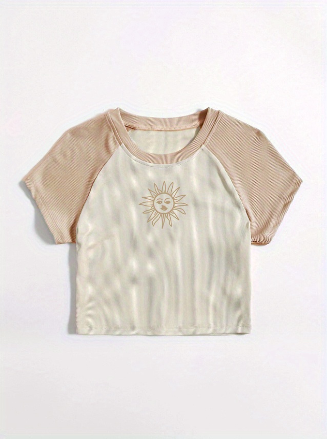 cute neck t shirt casual slim - {region_name}