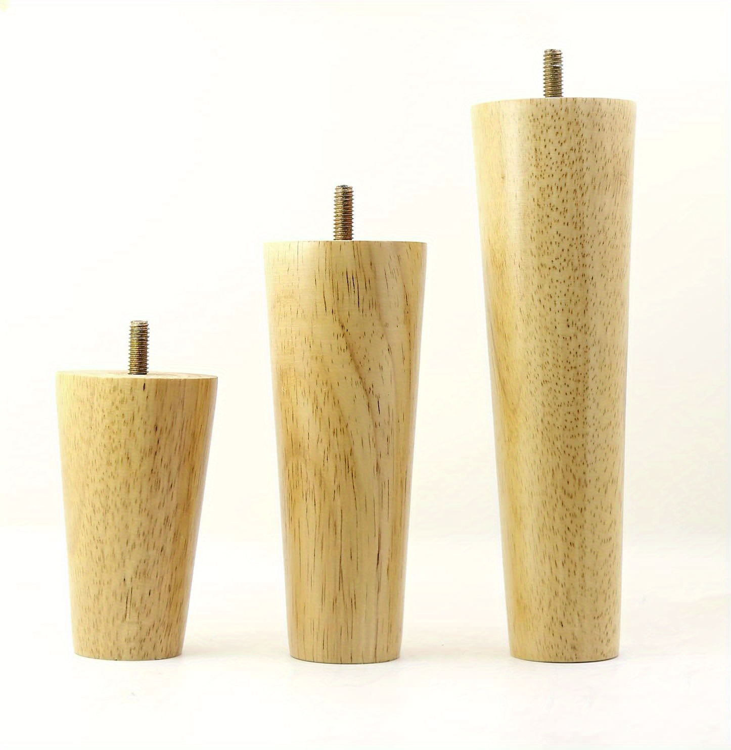 Round Solid Wood Couch Legs Sofa Legs Natural Wooden - Temu Philippines