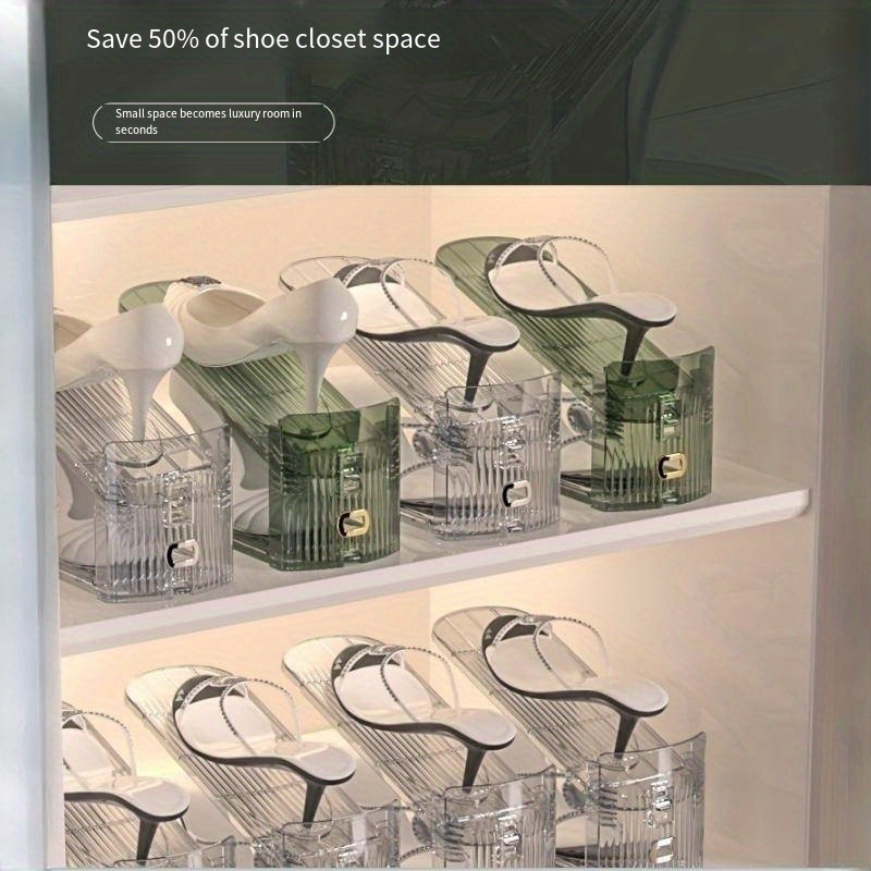 Plastic Adjustable Simple Shoe Rack Space saving Shoe - Temu