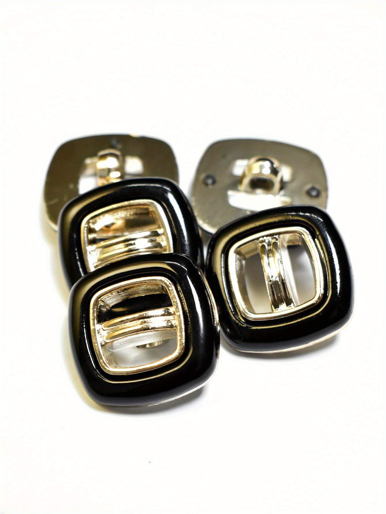 5pcs Pack Waist Button Coat Windbreaker Button Belt Adjustment Ring ...
