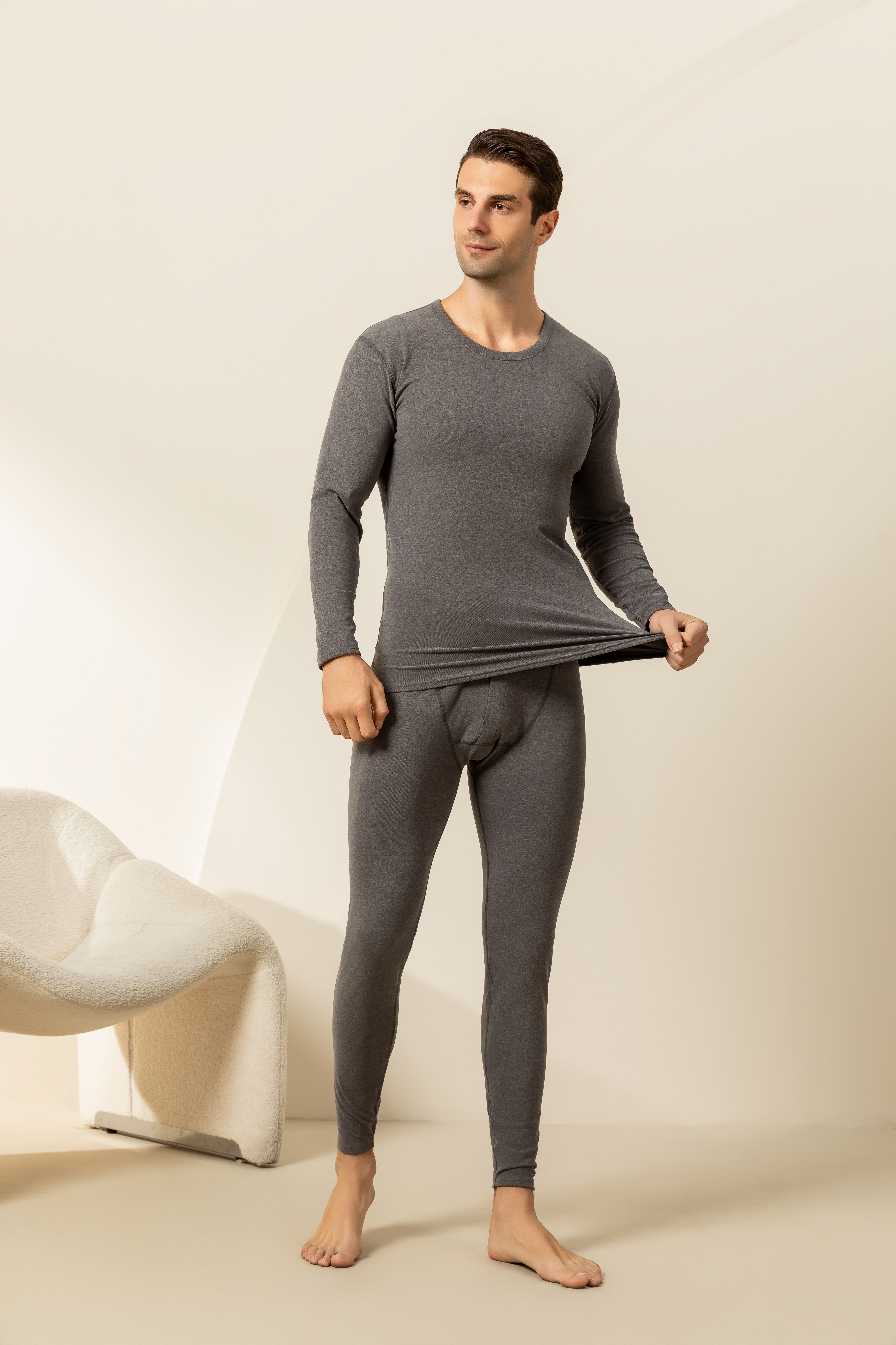 Men's Thermal Underwear Base Layer Set Warm Long Sleeve - Temu