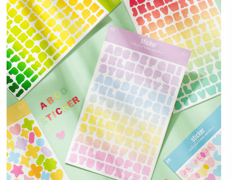 Hand painted Stickers Digital English Diary Material - Temu Australia