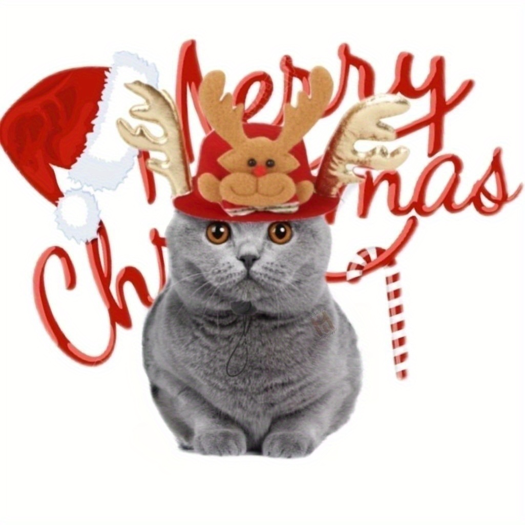 Creative Pet Hat Dog Halloween Christmas Headgear Cat Funny Headwear ...