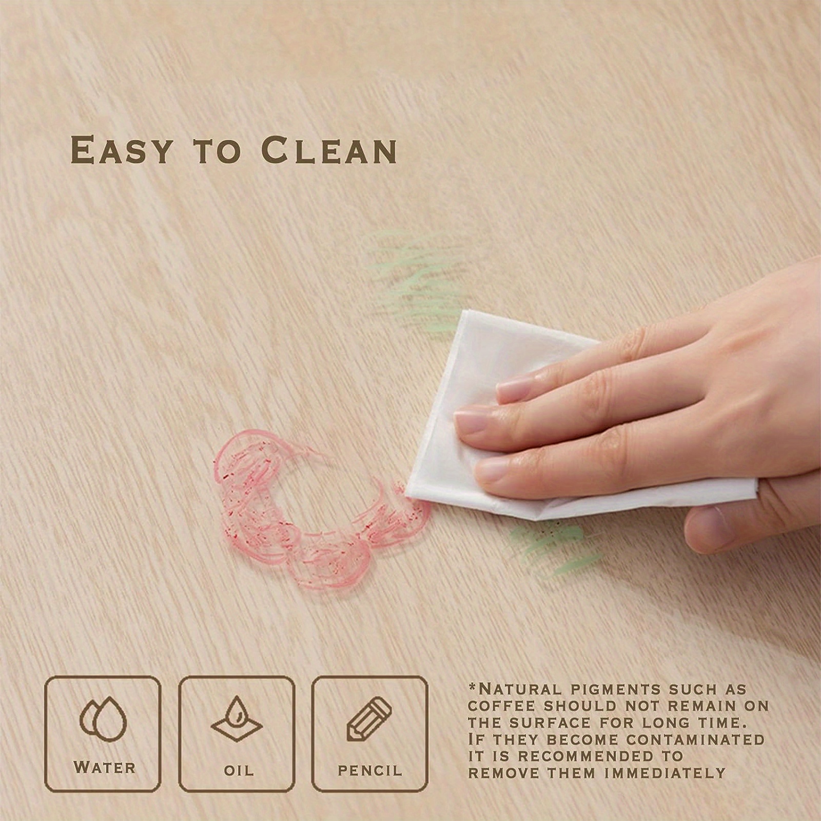 Clear Writing Desk Pad Heat Resistant Waterproof Pvc Round - Temu ...