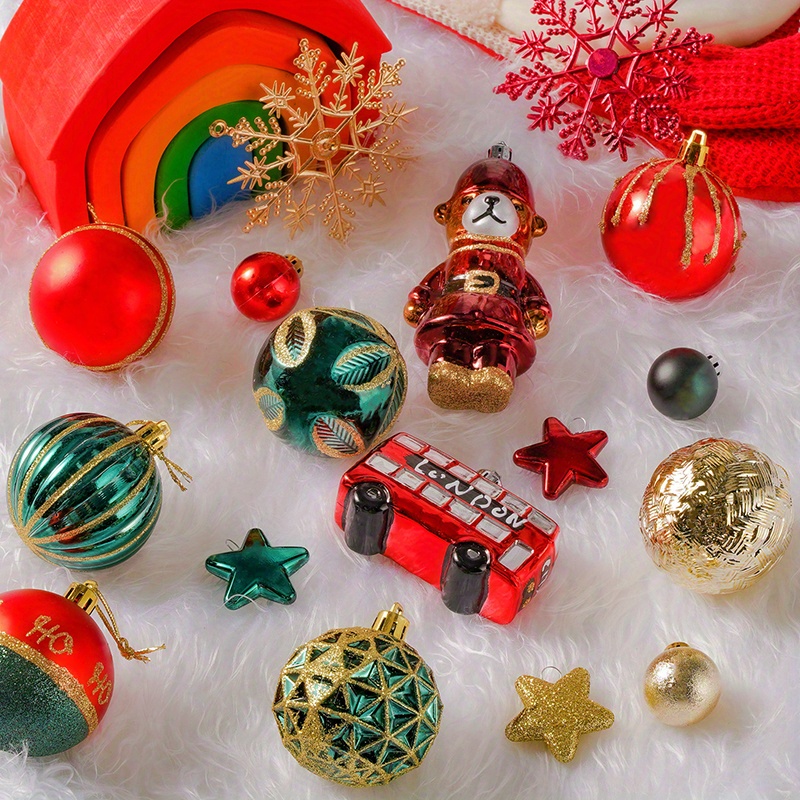 Christmas Decorations Christmas Ball Hanging Set Christmas - Temu Australia