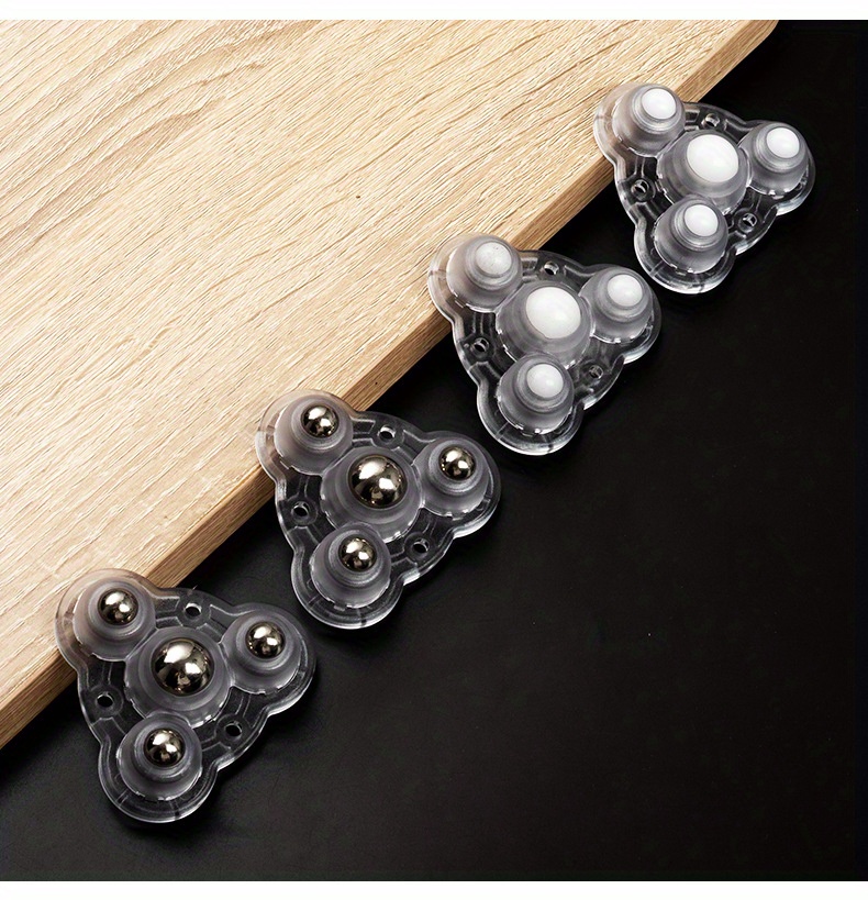 Mini Pulley Universal Wheel Furniture Roller Silent Casters - Temu ...