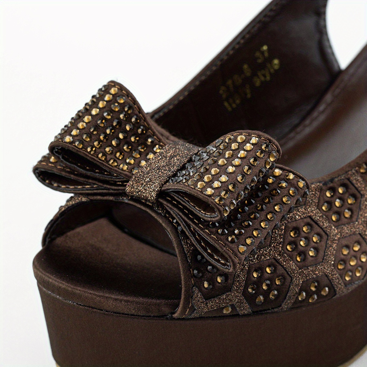 Women's Pattern Platform Sandals Ankle - Temu