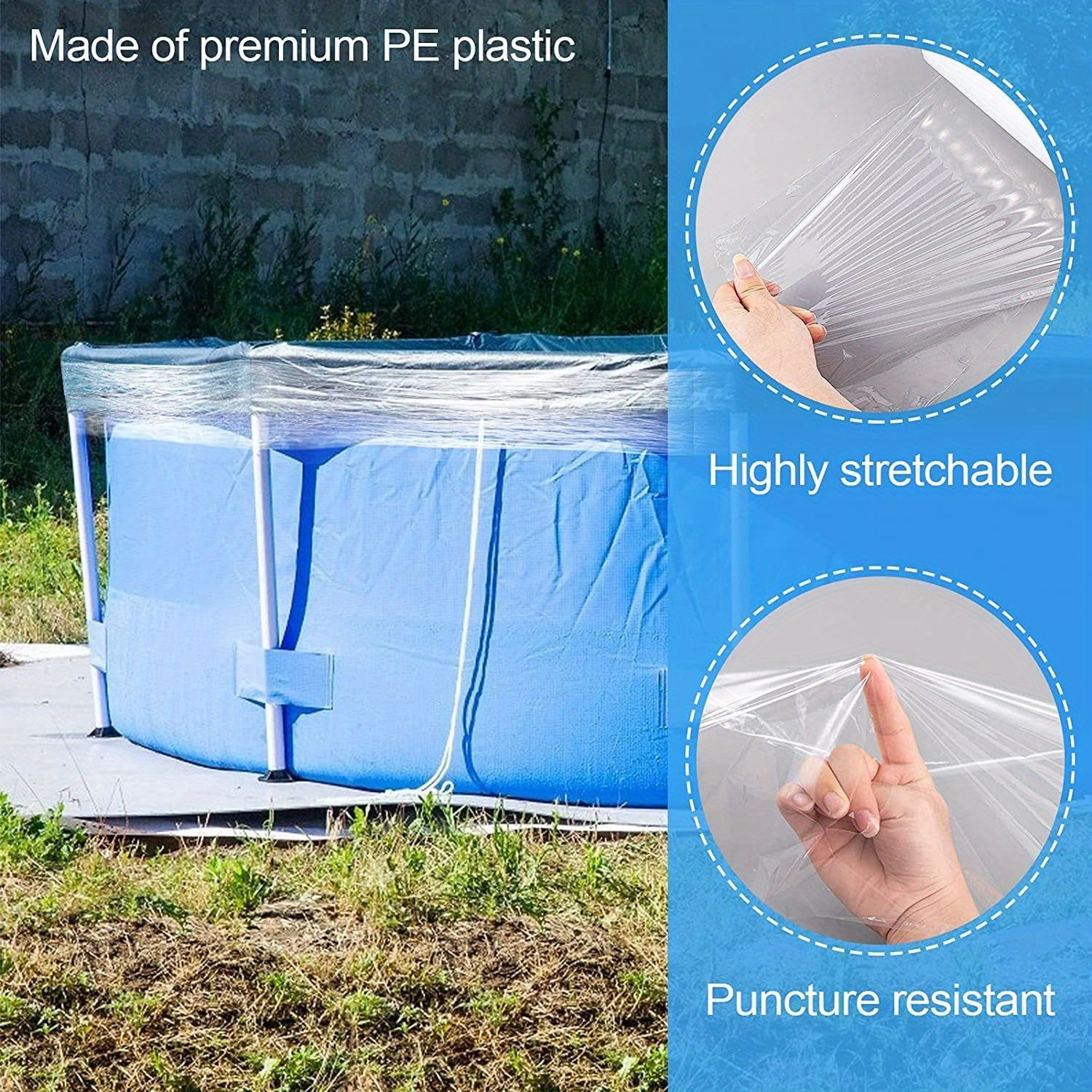 11.8 Ground Pool Covers Winter Cover - Temu Netherlands