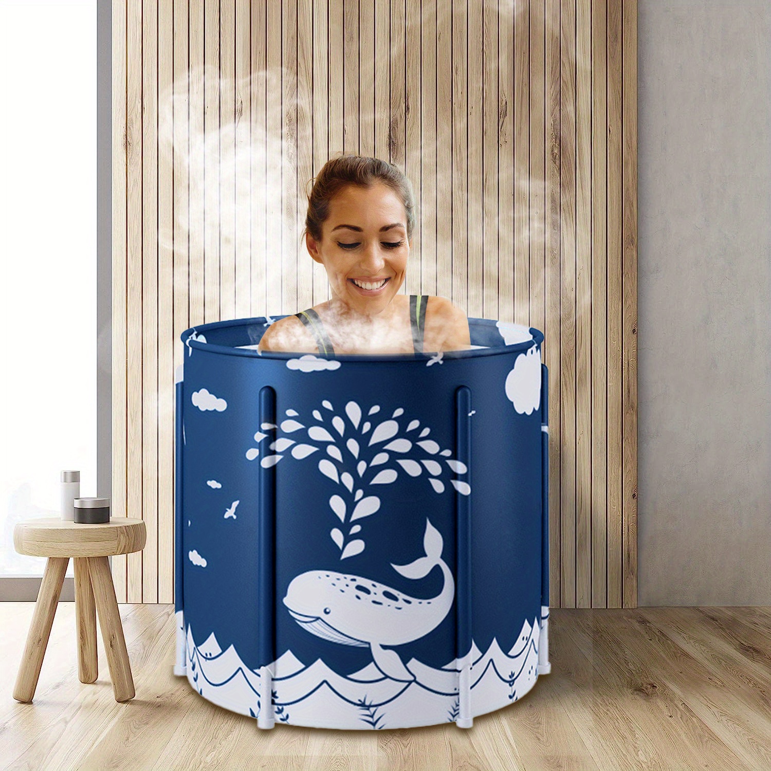 Freestanding Bathtub Ice Bath Tub Ice Bath Tub Recovery - Temu