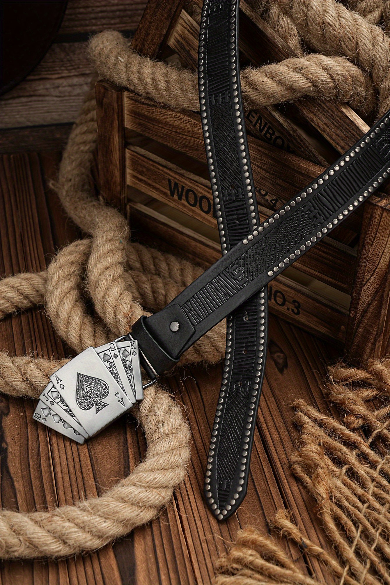 Fashion Mens Western Style Pu Leather Belt - Jewelry & Accessories - Temu