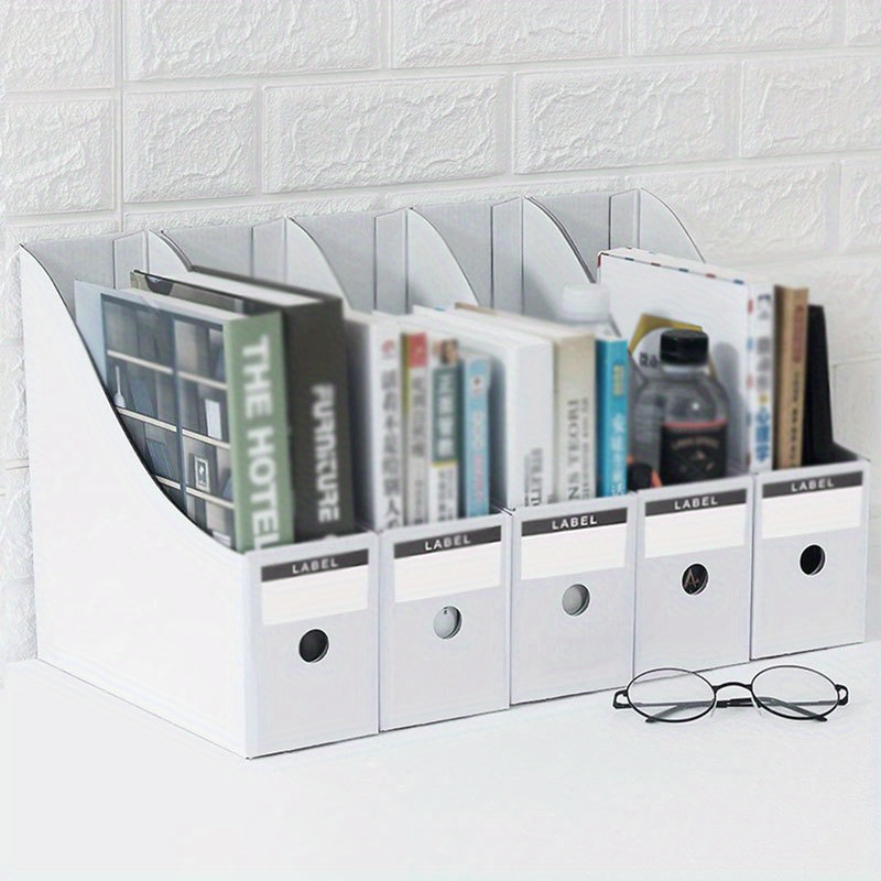 Magazine File Holder Sturdy Cardboard Folder Holder - Temu New Zealand