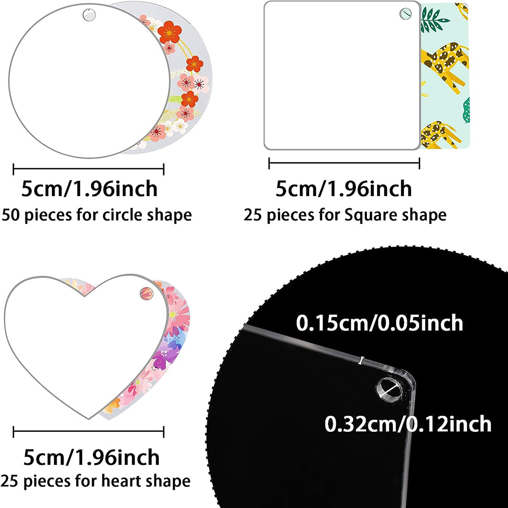 acrylic keychain blanks acrylic transparent keychain - {region_name}