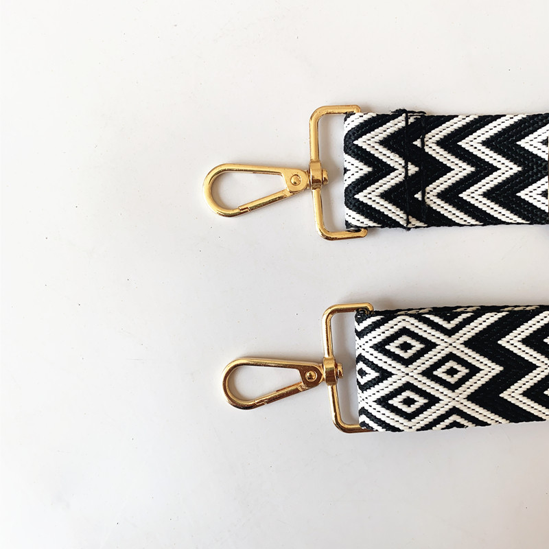 Adjustable Fashion Geometric Print Pattern Shoulder Strap - Temu Canada