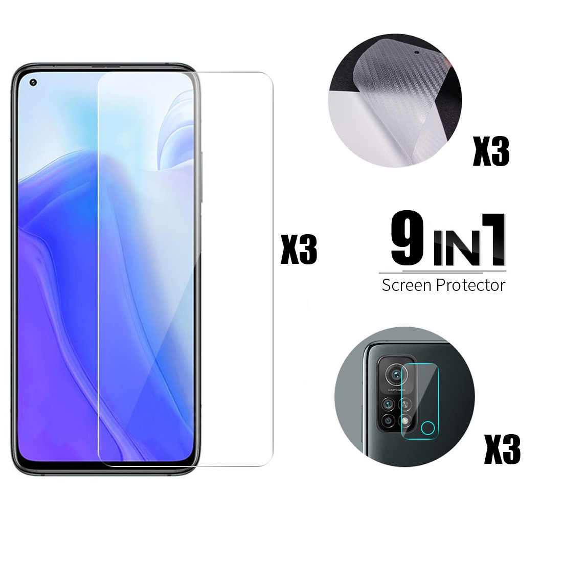 1] 10 Note 12 10 9 9s Max Full Cover Hd - Temu Australia