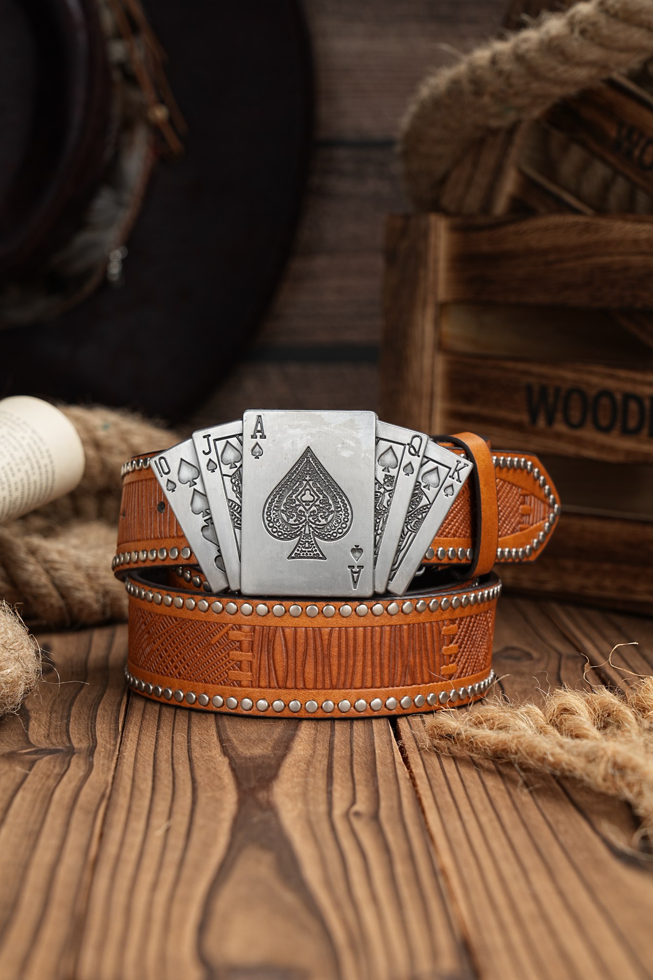 Fashion Mens Western Style Pu Leather Belt - Jewelry & Accessories - Temu