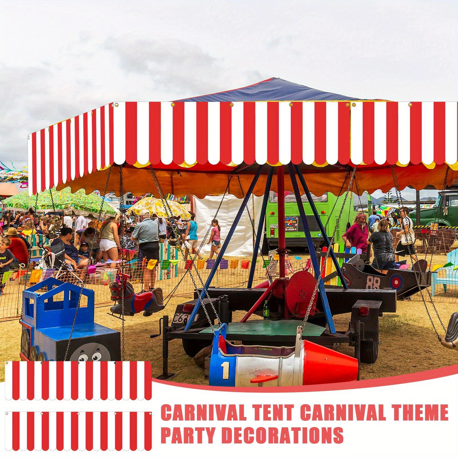 Carnival Tents Circus Carnival Hanging Carnival Banner - Temu