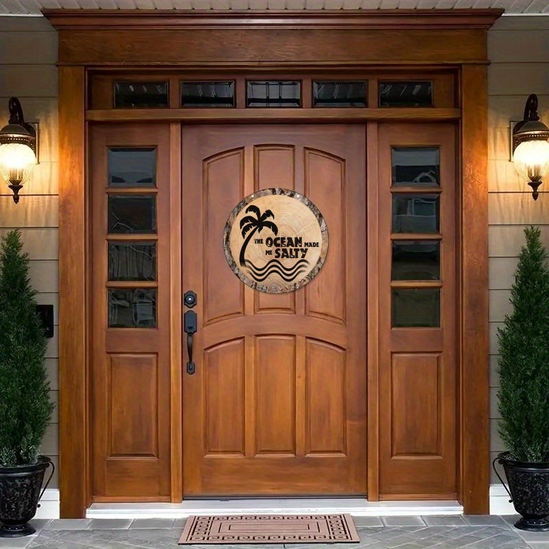 Ocean Made Salty Novelty Round Circular Home Garage Wall - Temu United ...