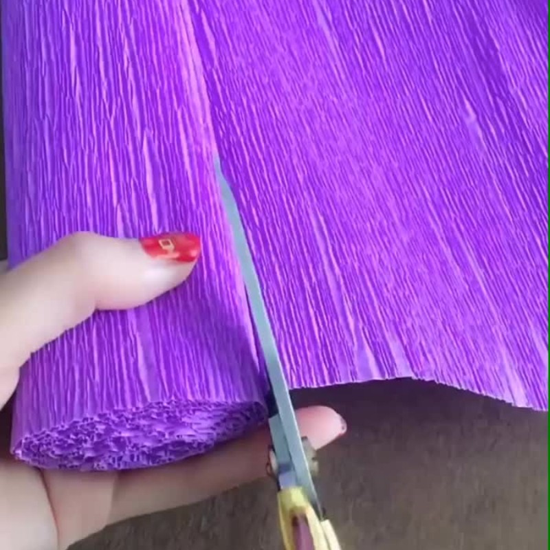 Two Rolls Thickened Colorful Crinkle Paper Material - Temu Australia